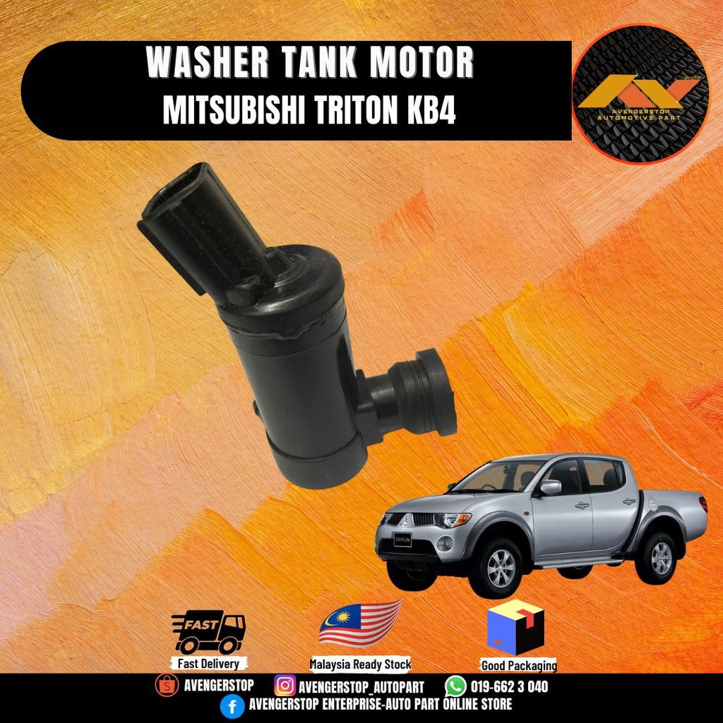 MITSUBISHI TRITON KB4 L200 2006 WASHER TANK MOTOR TANGKI AIR 100% NEW ...