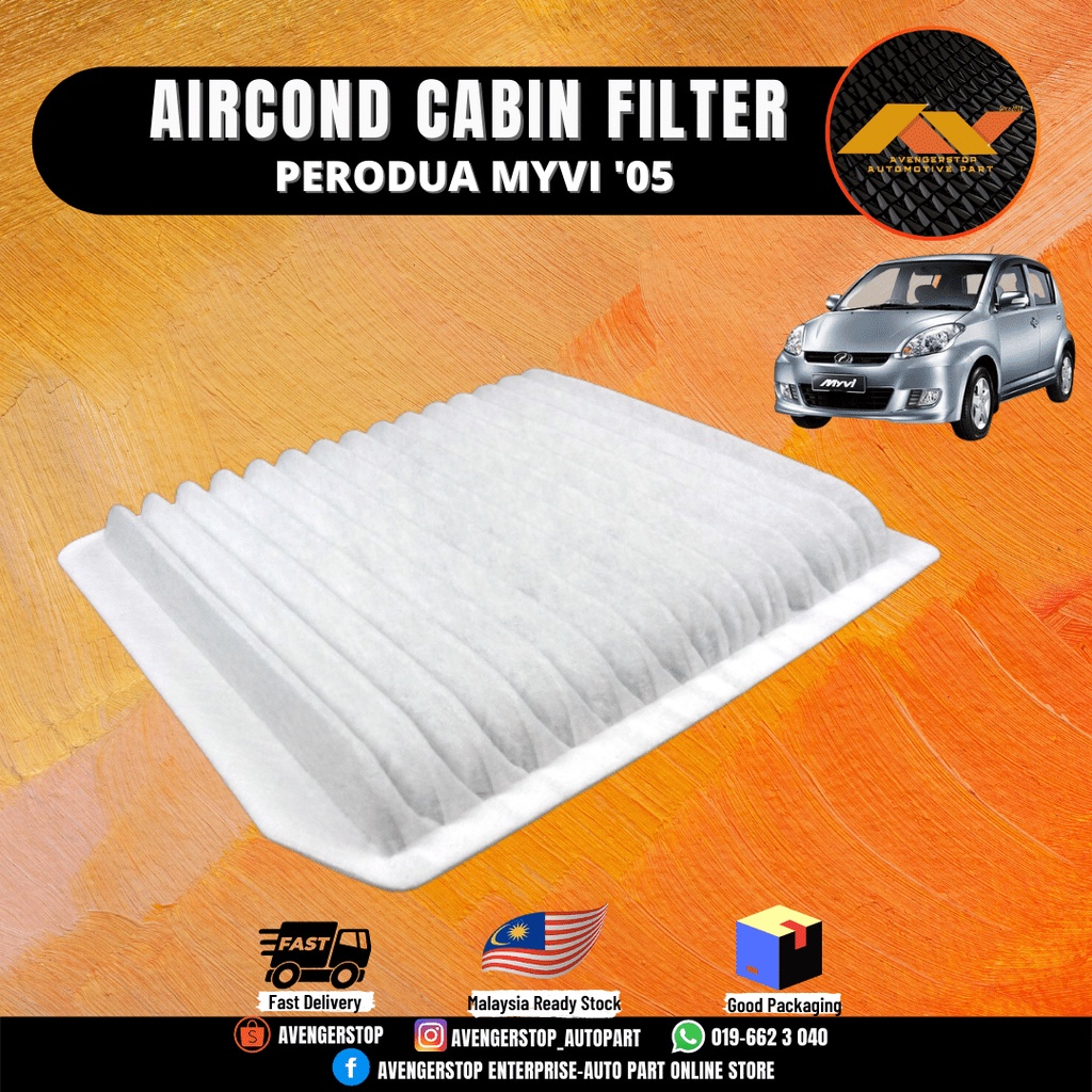 PERODUA MYVI 2005 OLD FIRST GEN MODEL AIRCOND CABIN FILTER NEW HIGH ...