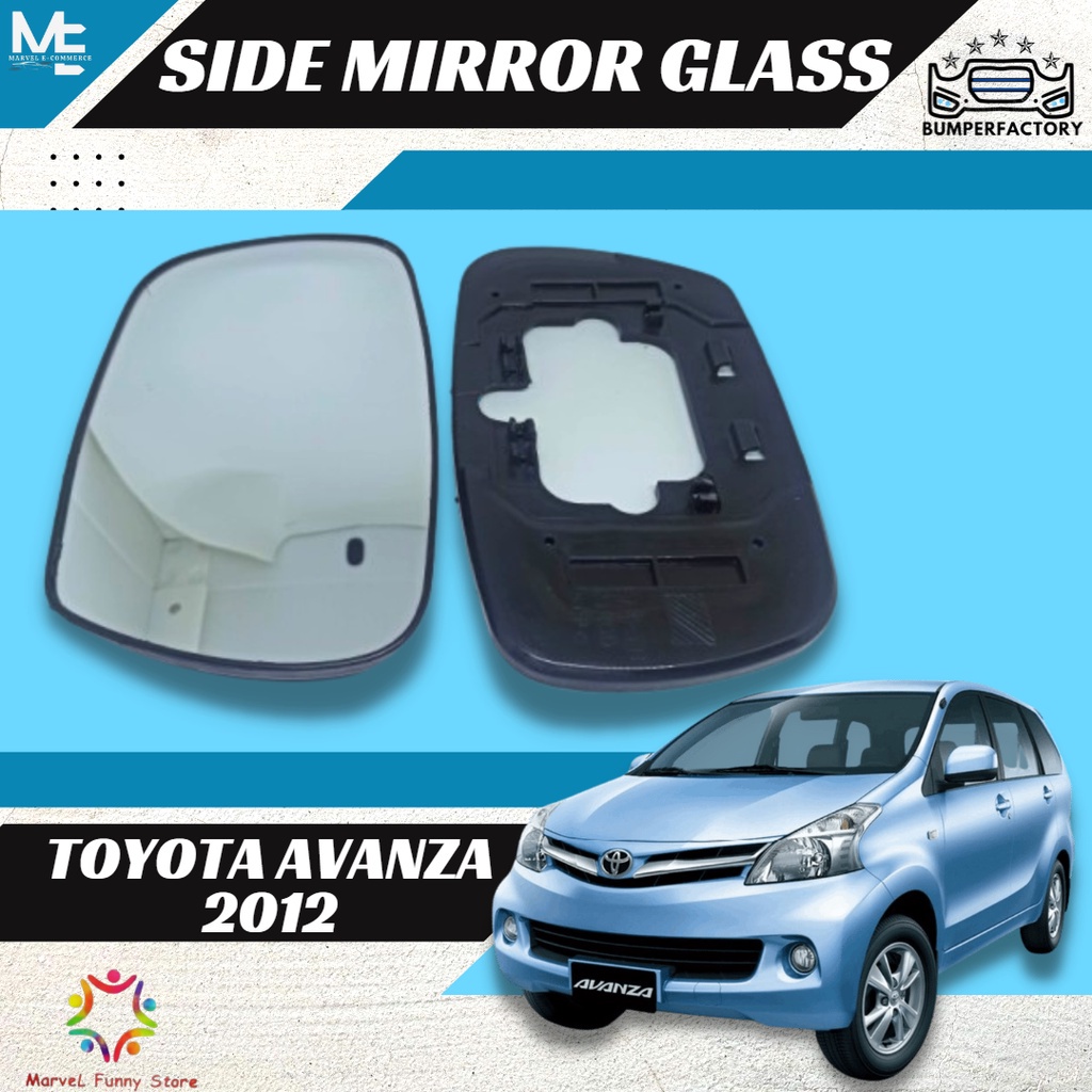 Toyota Avanza 2012 New Side Mirror Glass Kaca Cermin Original | Shopee ...