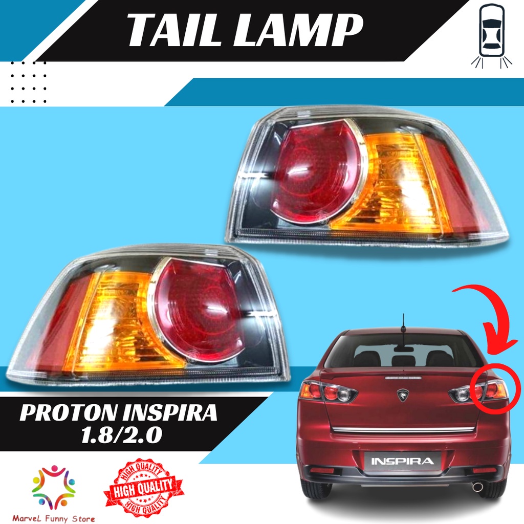 Proton Inspira 2010 Tail Lamp Tail Light Lampu Belakang Original ...