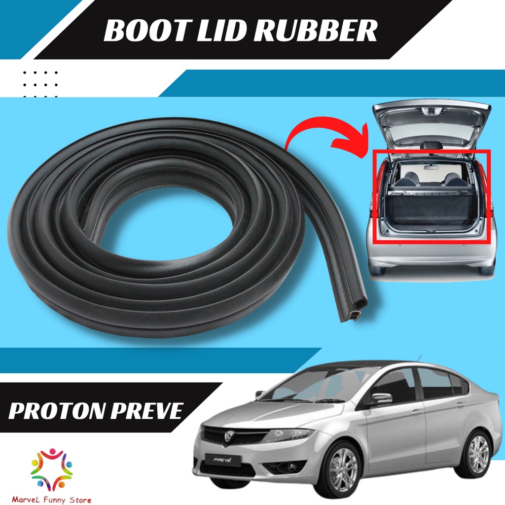 Proton Preve Rear Boot Lid Bonnet Rubber Getah Bonet Belakang | Shopee ...