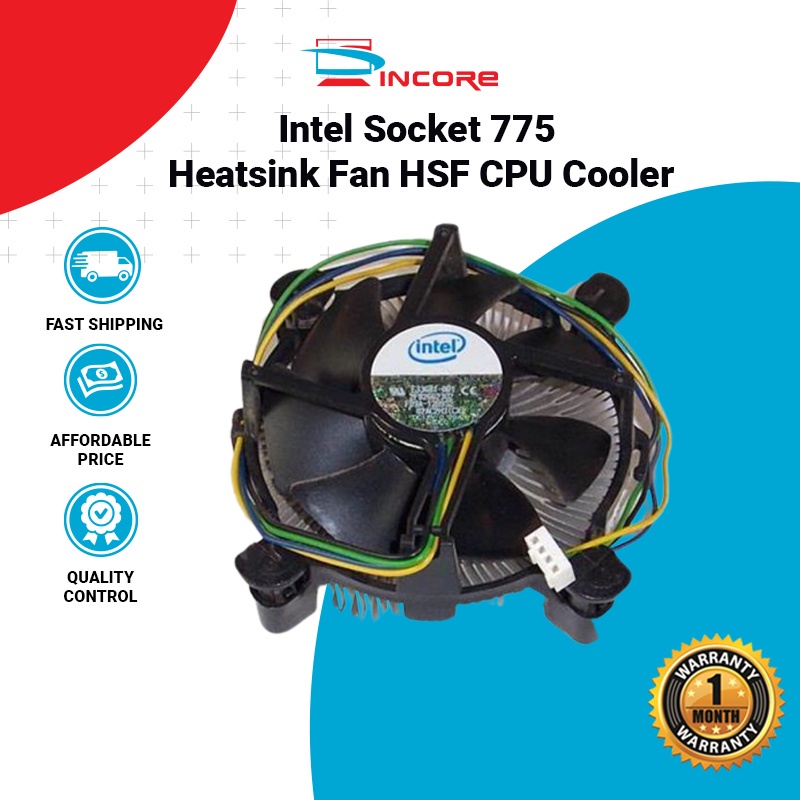 Intel Socket 775 Heatsink Fan HSF CPU Cooler Fan Cooler Air Cooler ...