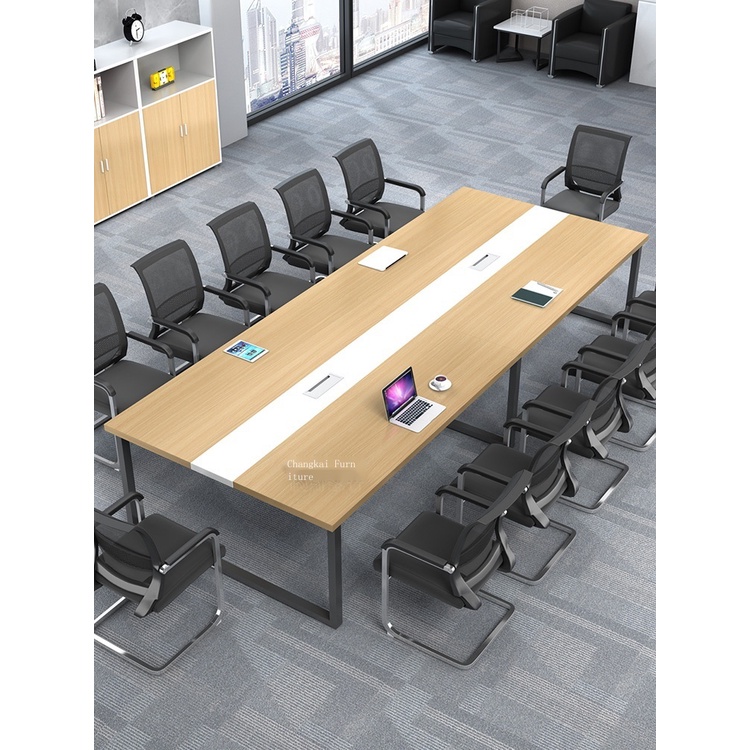 Office furniture conference table long table small simple modern long ...