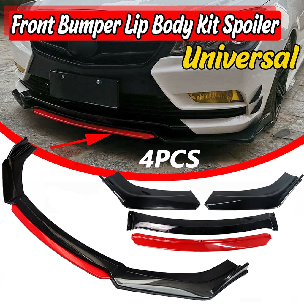 Universal Race Car Front Bumper Lip Auto Body Kit Bumper Lip Splitter ...