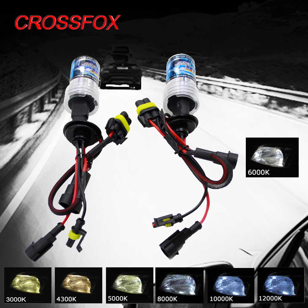 CROSSFOX 35W HID H1 H11 Xenon H7 H3 H13 9005 9006 9004 9007 880 H4 12V Car Headlight 3000K 4300K ...