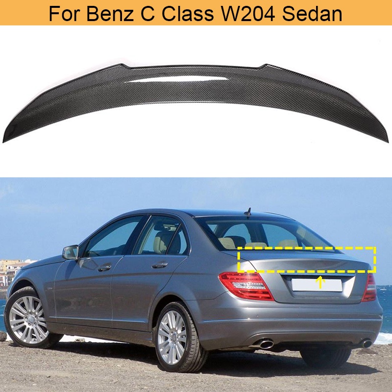 Car Rear Trunk Boot Lip Wing Spoiler For Mercedes-Benz C Class W204 ...
