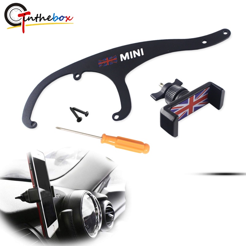 (1) Behind Tachometer Bolt-On Mount Cell Phone GPS Holder For MINI ...