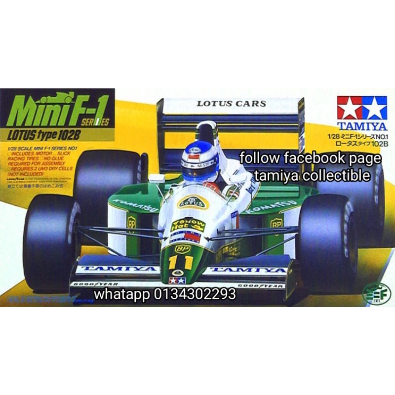 Tamiya Formula 1 Lotus Mika Hakkinen mini f1 vintage 1991 Made in Japan ...