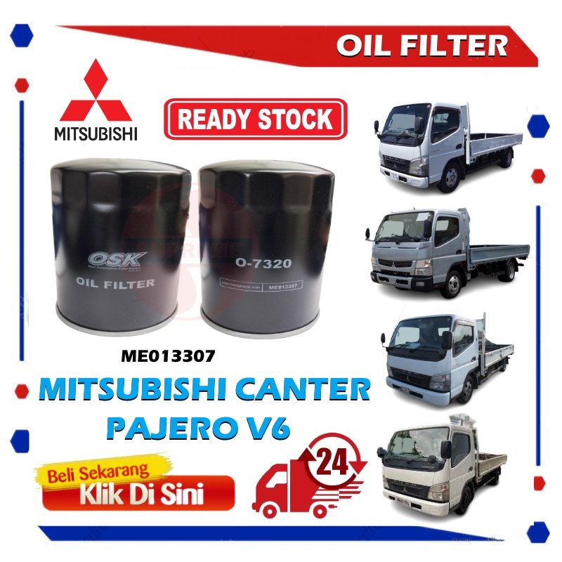 S2U Oil Filter Mitsubishi Canter 4M40 Pajero V6 O-7320 ME013307 ...
