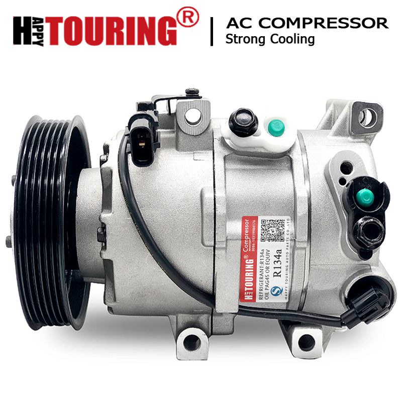 CAR AC Compressor FOR 12-17 Hyundai ACCENT 12-15 Kia RIO RIO5 2.0L ...