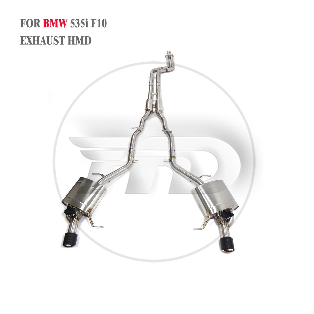 HMD Stainless Steel Exhaust System Performance Catback for BMW 535i F10 ...
