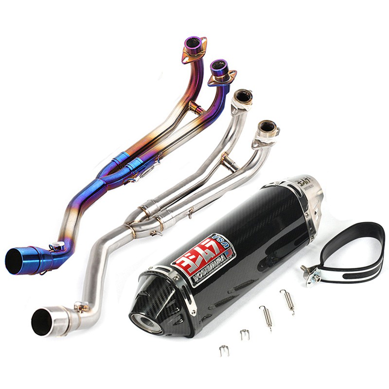 Tmax T-max 530 500 Full Exhaust system Yoshimura Carbon Fiber Exhaust ...