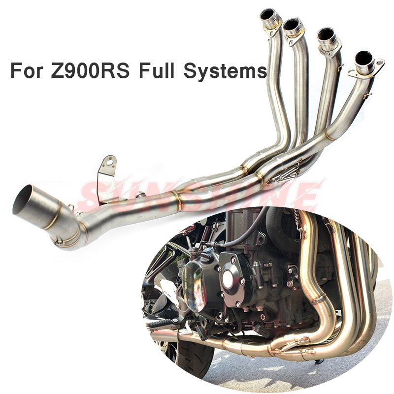 Full Systems Motorcycle Exhaust Front Pipe Motorcross Slip on Escape ...