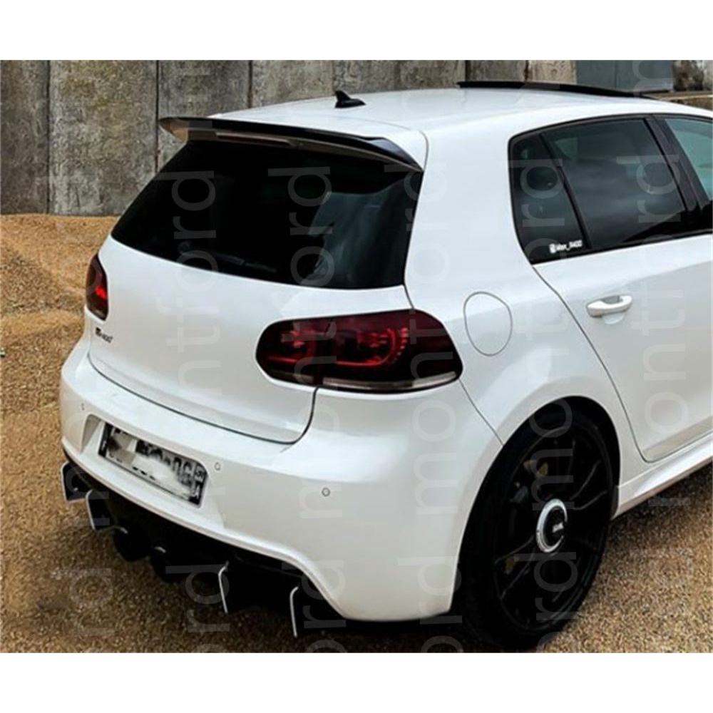 Rear Roof Spoiler Lip Wings Spoiler for Volkswagen VW Golf 6 MK6 VI GTI ...