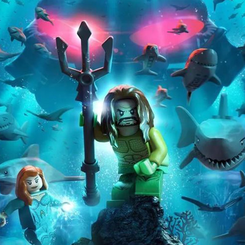 Aquaman Diving Man Justice League Superhero Compatible Lego Building ...