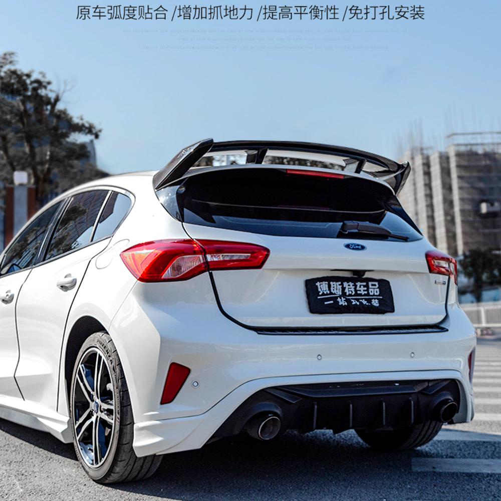 Car Styling For Ford Focus Spoiler 2019-2020 ABS Plastic Unpainted ...