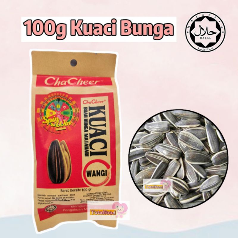 Cha-cheer Kuaci Bunga 40g/ 100g (halal) | Shopee Malaysia
