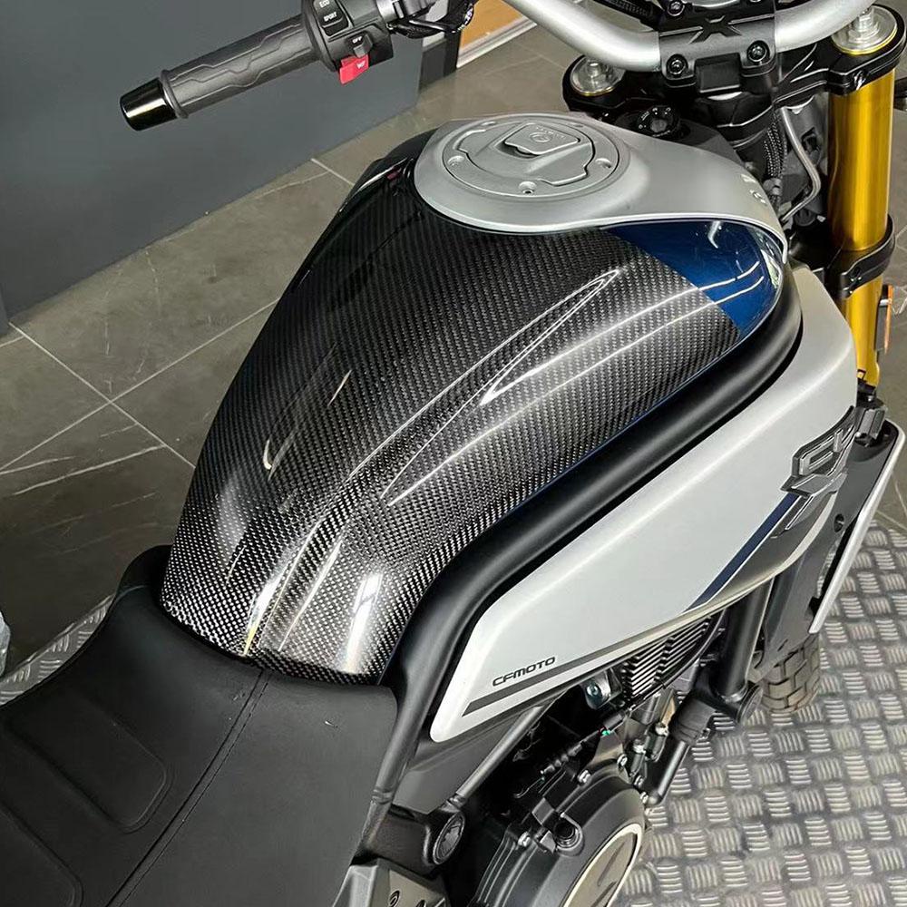 New Fit Cfmoto CL-X 700 Motorcycle Carbon Fiber Fuel Tank Cap ...