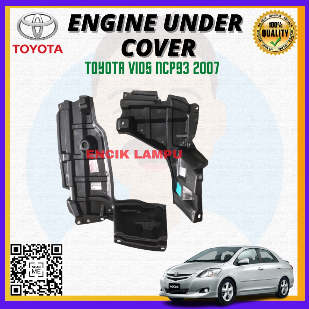 FASTLINK TOYOTA VIOS NCP93 ENGINE UNDER COVER NEW HIGH QUALITY | Shopee ...