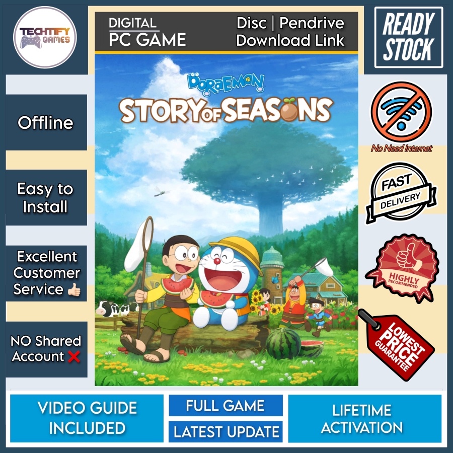 [PC Game] Doraemon Story of Seasons - Offline [Disc | Pendrive ...
