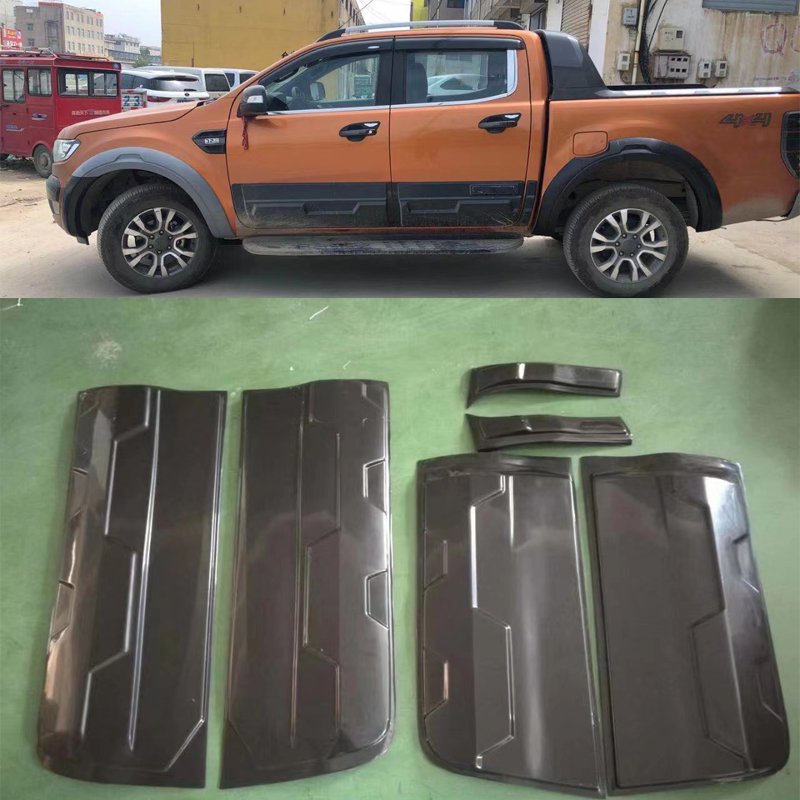 Body Cladding Kit Side Door Trims Plate For Ford RANGER T6 T7 T8 Raptor ...