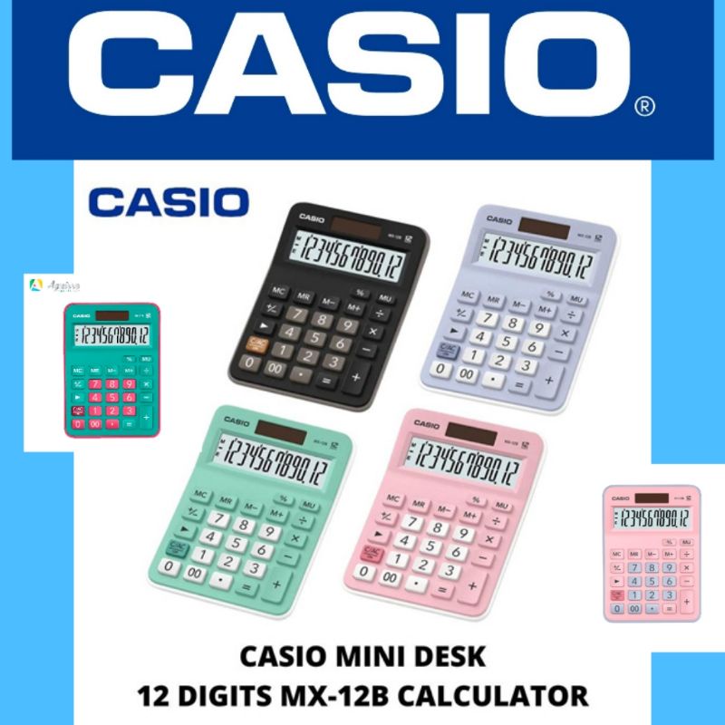 Casio MX-12B 12 digit deacktop | Shopee Malaysia