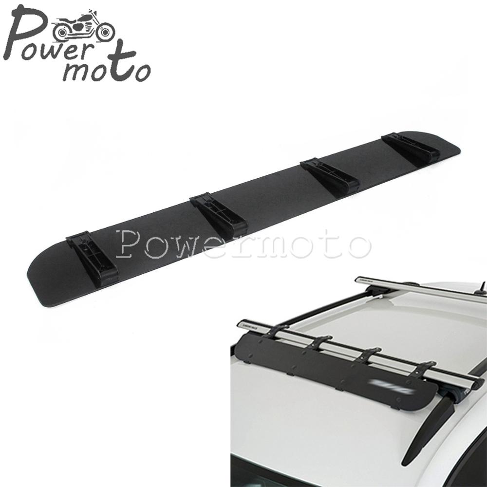 Universal Car Top Roof Rack Air Deflector Kit 40"; Wind Fairing Car ...