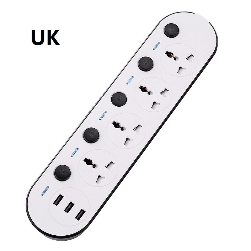 Multi-switch With Usb Plug Socket Home Plug-in Board With Multi-port ...