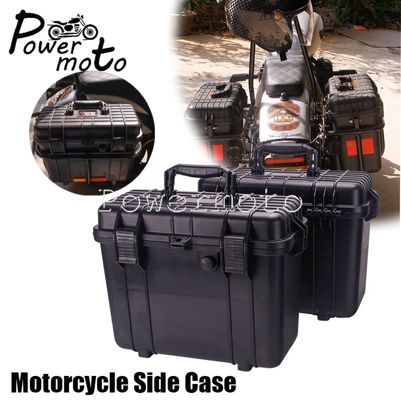 Motorcycle Side Boxes Flank Case Tool Boxes Rack Saddlebag For ...