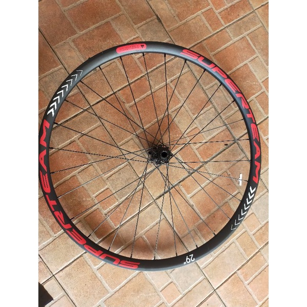Superteam CARBON 29ER DISC wheelset front only TIP TOP THRU AXLE ...