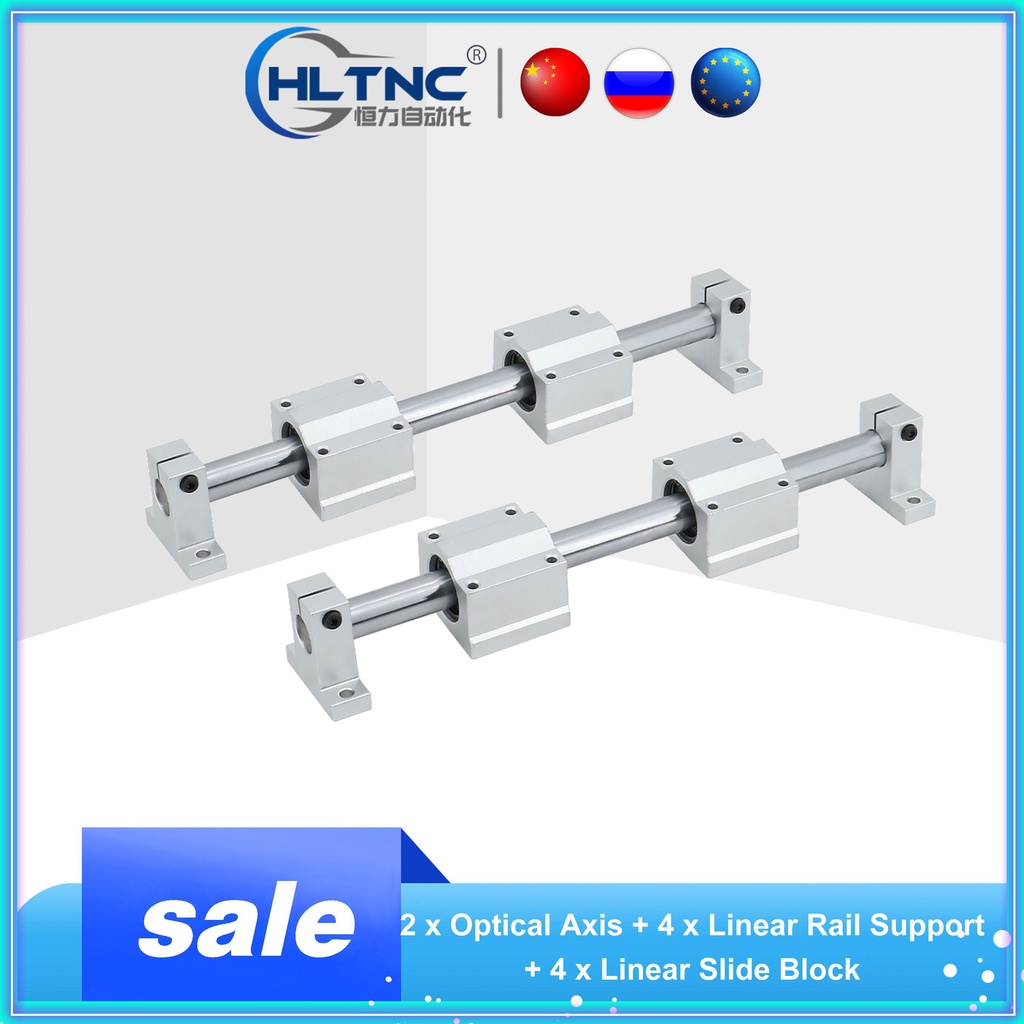 Free Shipping 10PCS/ Set Optical Axis 3D Printer Parts OD 8 10 12 16 20 ...