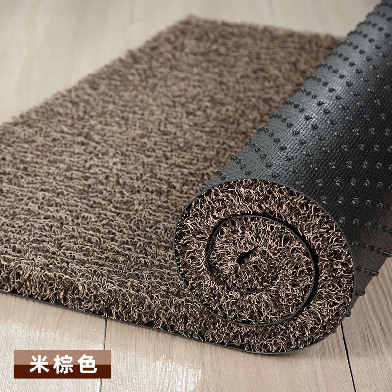 Creative Simple Design Extra Thick 2.3cm Plastic Silk Circle Floor Mat ...