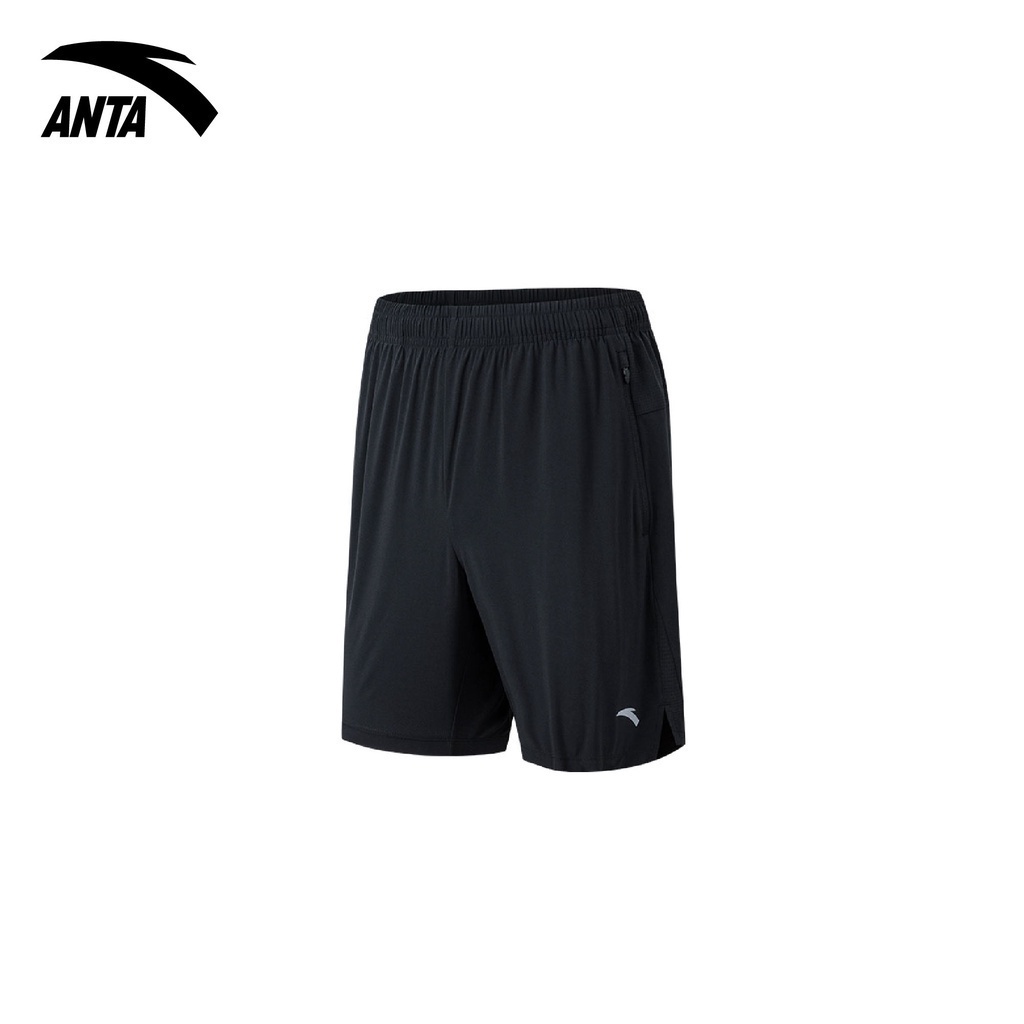 ANTA Men A-Cool Ⅱ Advanced Cross-Training Shorts - Basic Black (Seluar ...