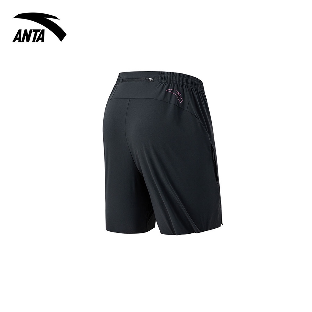 ANTA Men A-Cool Ⅱ Running Shorts-Basic Black (Seluar Sukan) | Shopee ...
