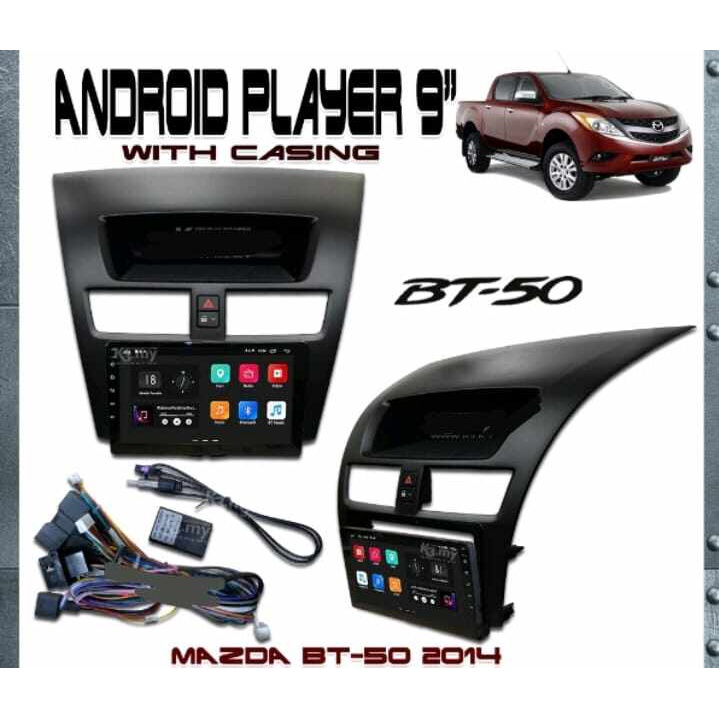 Mazda Bt50 Android Player + Casing + Foc Reverse Camera 360 3D 1080P ...
