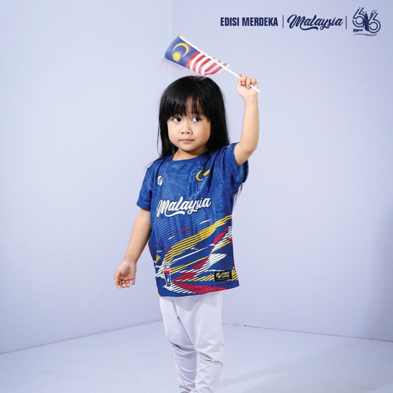 [Ready Stock,] Baju Merdeka Kanak Kanak Jersey Kids Malaysia Merdeka ...