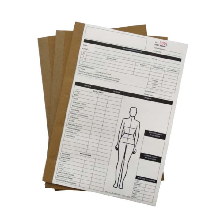 Buku Resit Jahitan Baju Pakaian Tailor Receipt Book | Shopee Malaysia