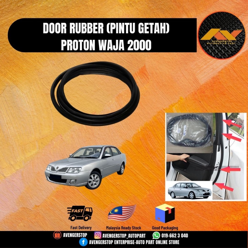PROTON WAJA DOOR RUBBER OUTER PINTU GETAH DEKAT PINTU 100% BARU ...