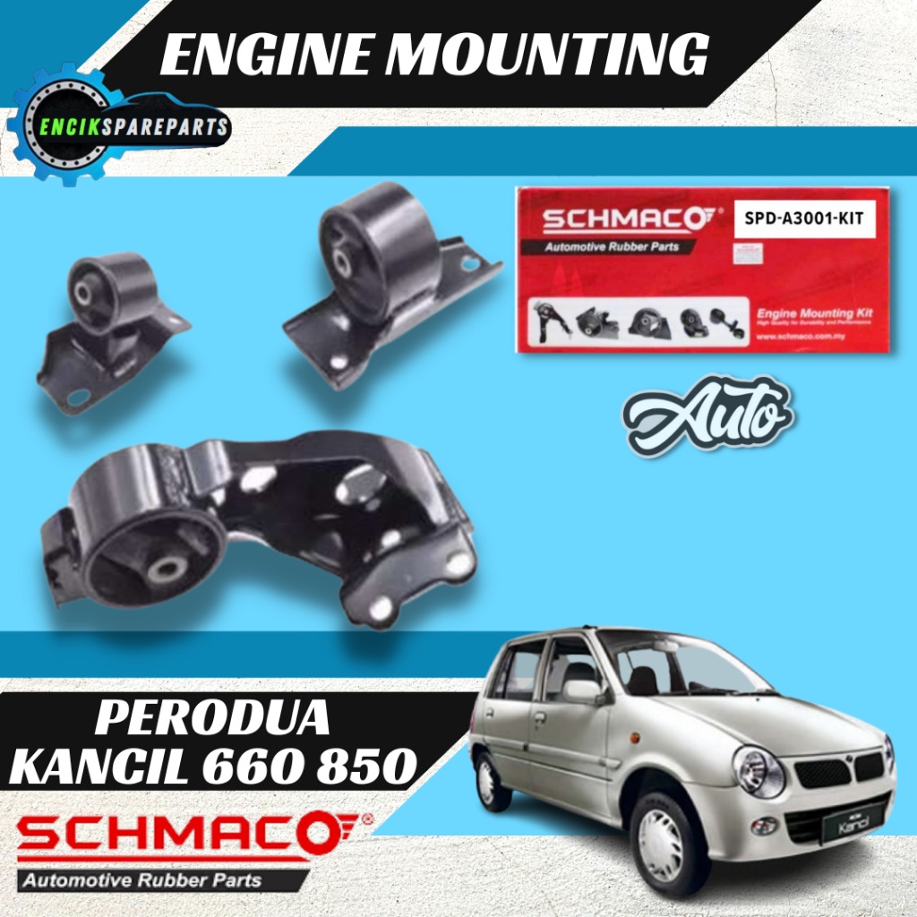 Perodua Kancil Schmaco Engine Mounting Kit 100% High Quality | Shopee ...