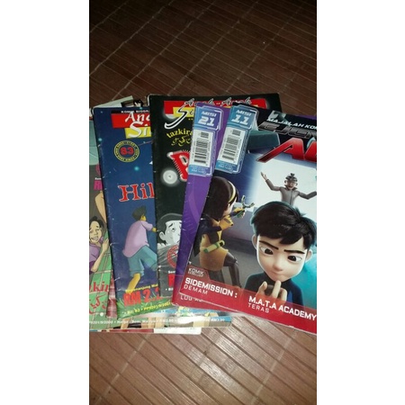 Komik ejen ali & anak2 sidek dan kawan | Shopee Malaysia