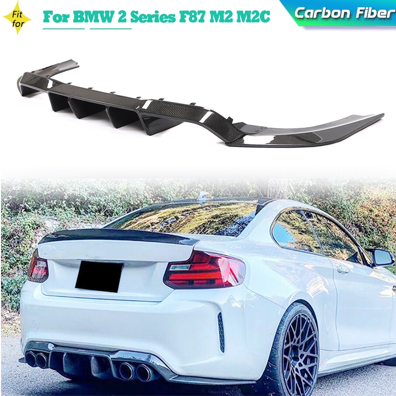 Carbon Fiber Rear Diffuser Lip For BMW 2 Series F87 M2 M2C Competition ...