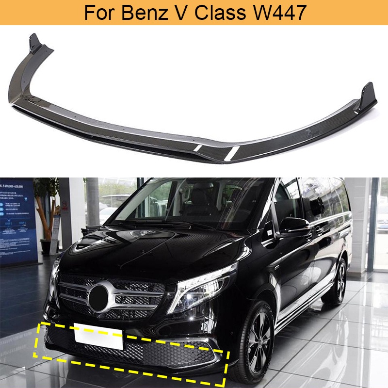 Car Front Bumper Lip Spoiler for Mercedes-Benz W447 V Class V220 V250 ...