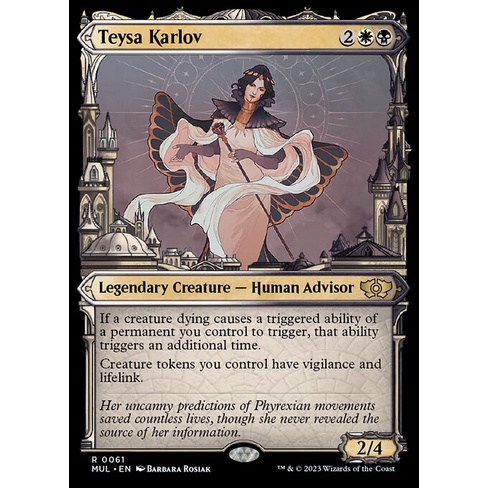 Teysa Karlov (SHOWCASE) | [MUL][R][{2}{W}{B}][Lgd. Creature][MTG Singles] | Shopee Malaysia