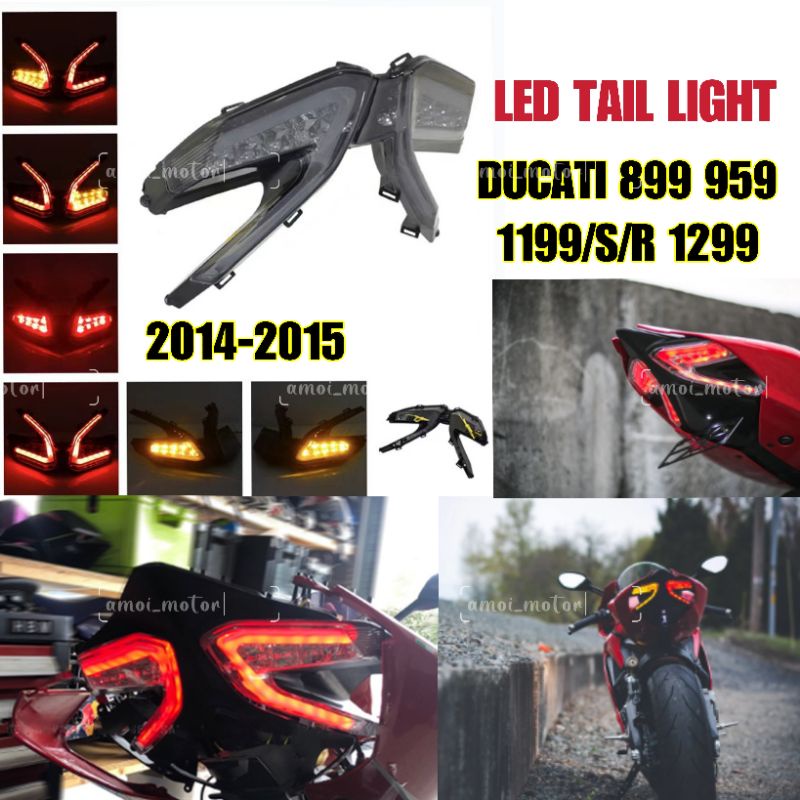 LED Tail Light Turn Signal DUCATI 899 959 1199/S/R 1299 Panigale ...