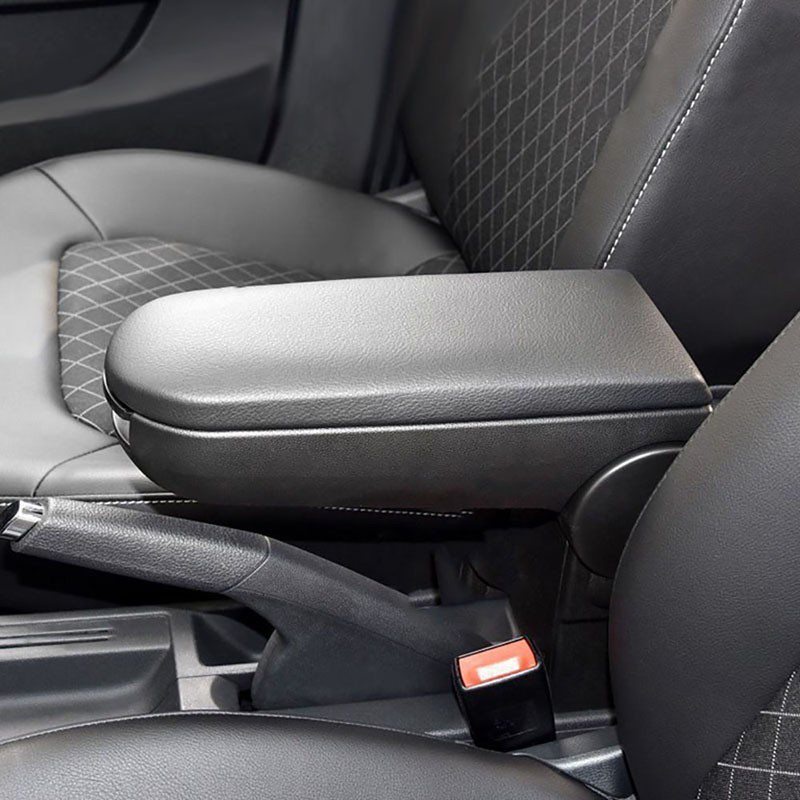 Black Center Console Armrest for Vehicle Cover Lid Fit for VW Polo 6R ...