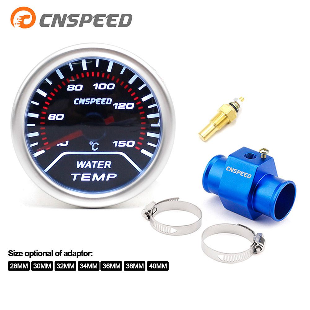 2";52mm smoke 270 Degree water Temperature gauge Water temp meter car ...