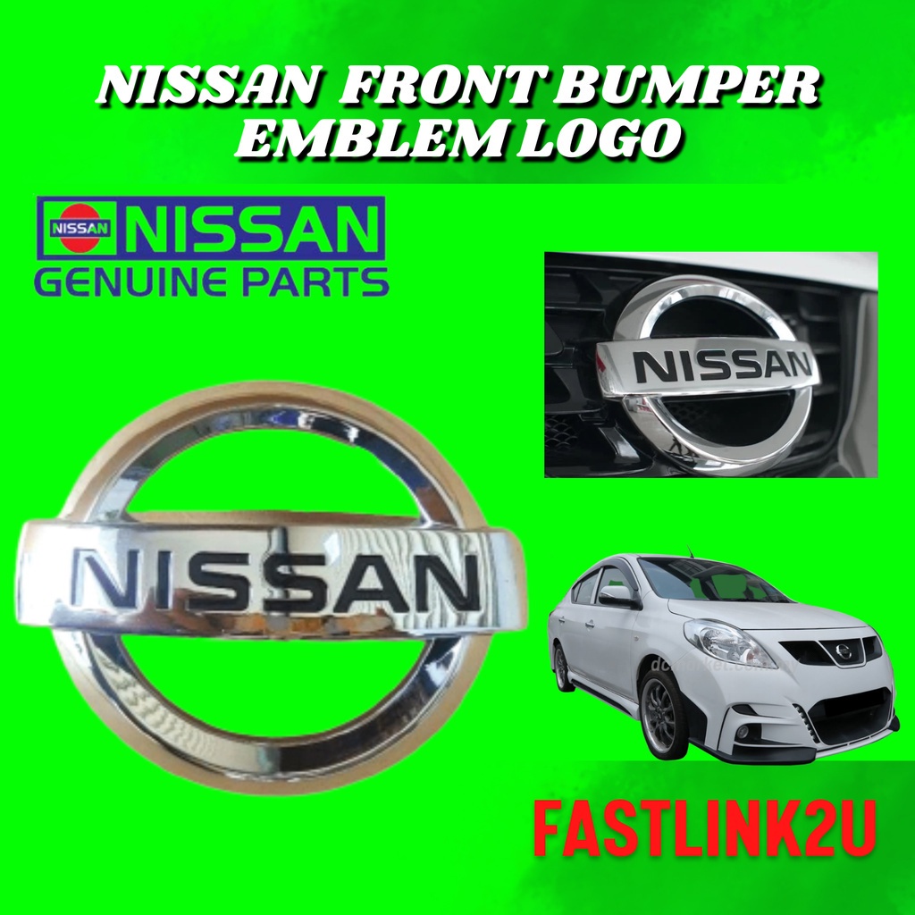 Fastlink Nissan Almera 2012 2013 2014 Front Bumper Emblem Logo 100% ...