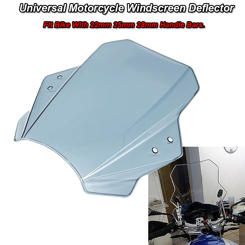 Universal Motorcycle Windscreen Fit For HONDA CB125R CB150R CB300R ...
