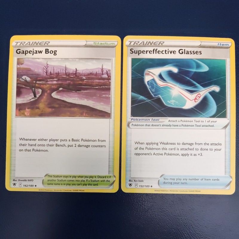Trainer Cards Astral Radiance (uncommon)- Pokemon TCG Gapejaw Bog ...