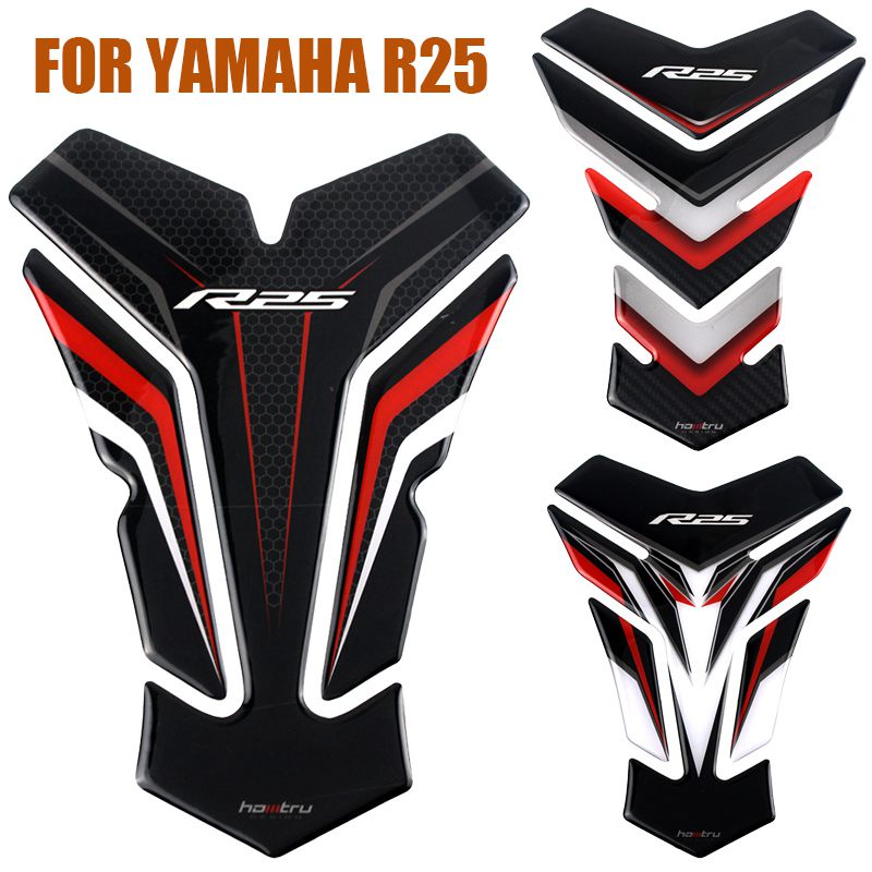 For YAMAHA R25 3D Motorcycle Fuel Tank Pad Protection Decal Sticker YZF ...
